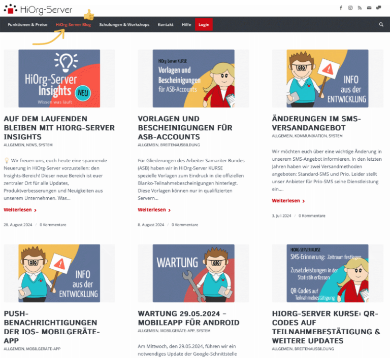 Immer gut informiert: Der HiOrg-Server Blog | HiOrg-Server